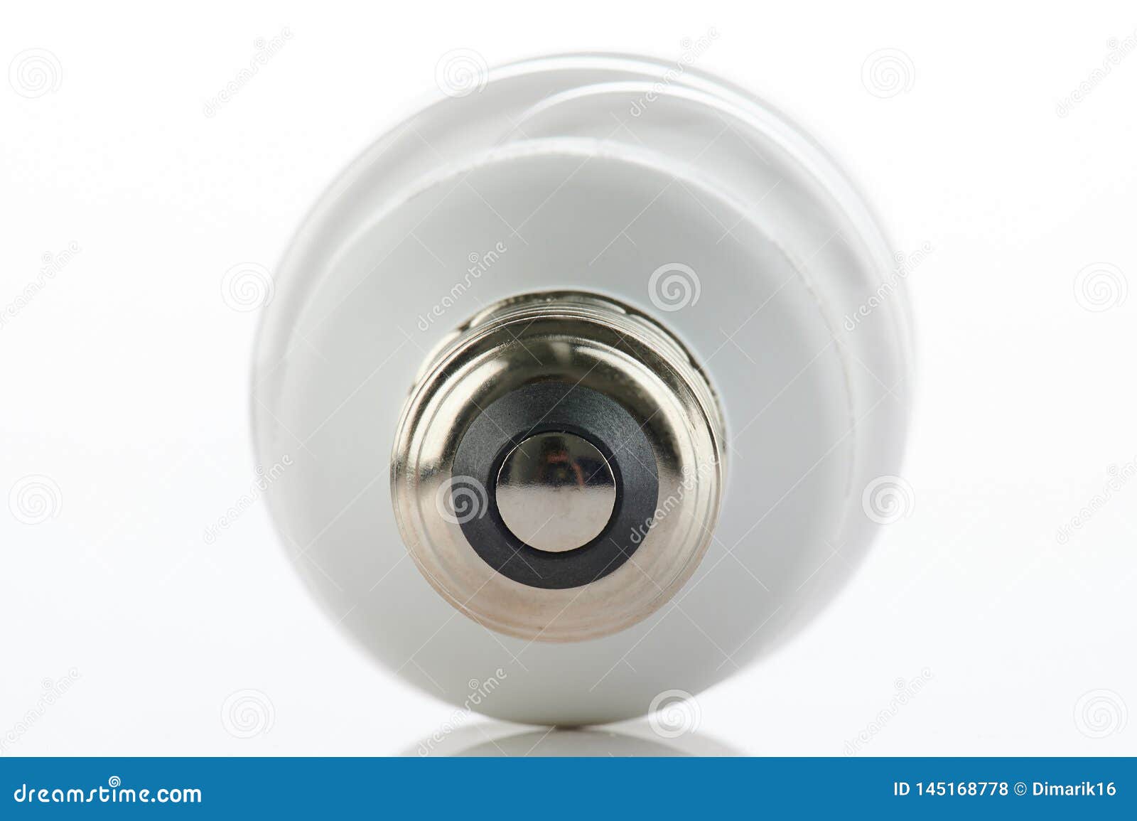 Metal Bottom Part of Light Bulb Stock Photo - Image of electricity ...