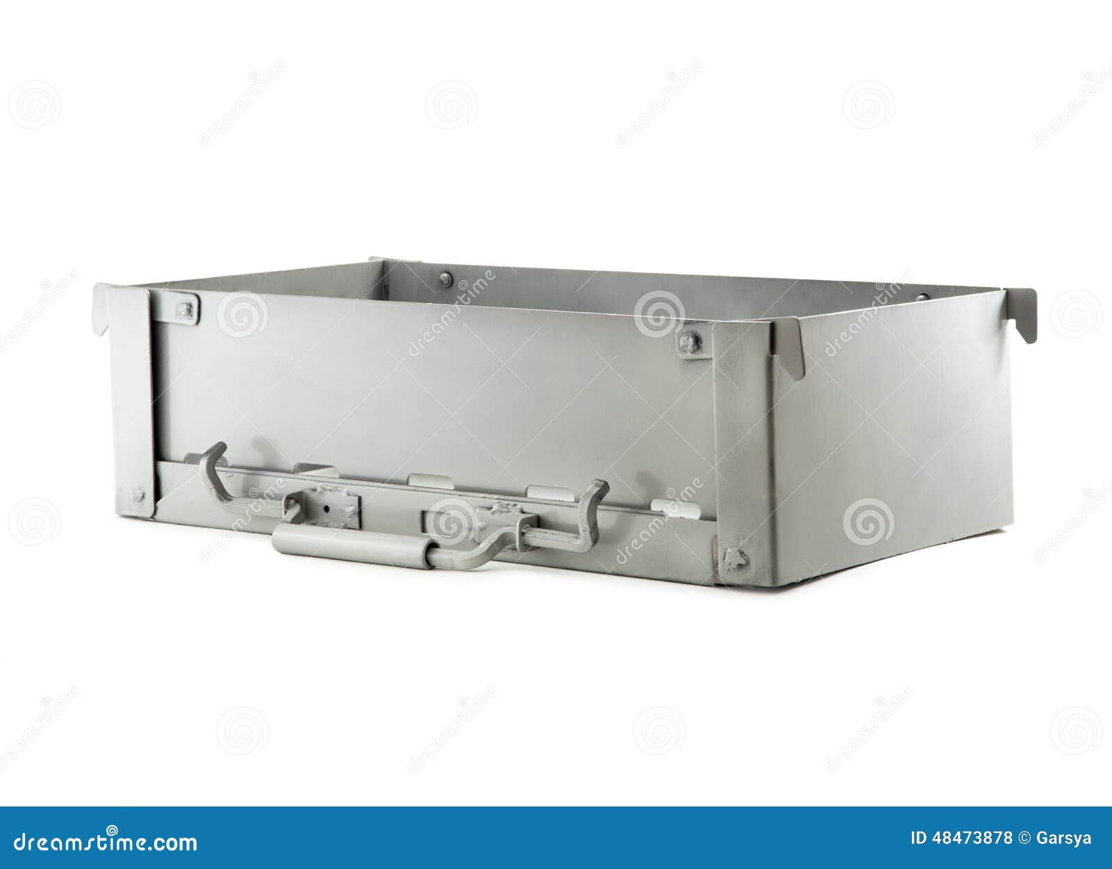 Metal box stock photo. Image of ironworks, stainless - 48473878