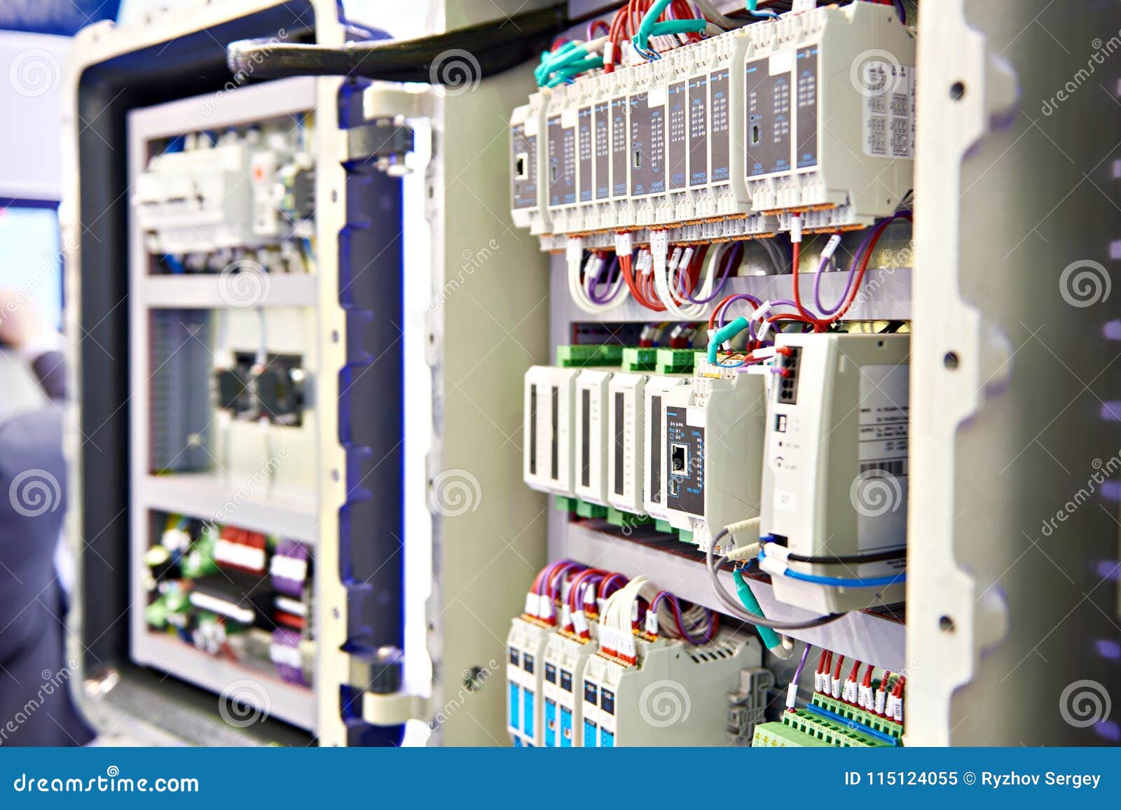 Metal Box for Electrical Equipment Stock Image - Image of metal ...