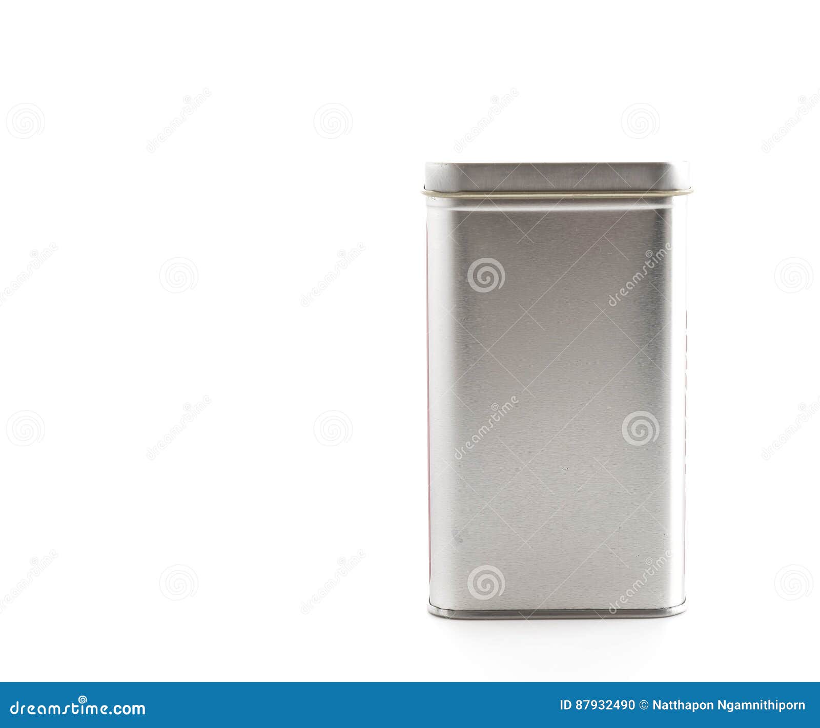 Metal box stock photo. Image of white, small, packaging - 87932490