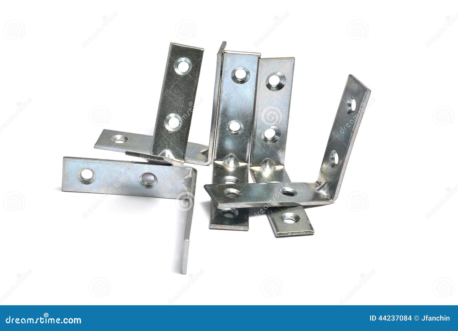 Metal bracket stock photo. Image of corner, fabrication - 44237084