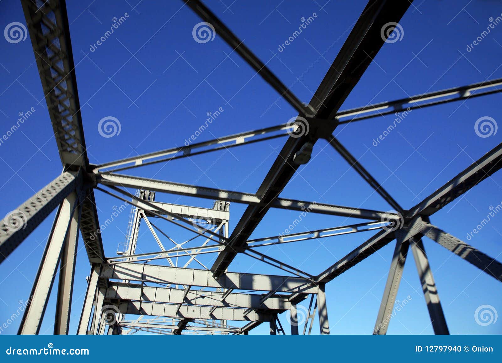 Metal bridge stock photo. Image of daytime, daylight - 12797940