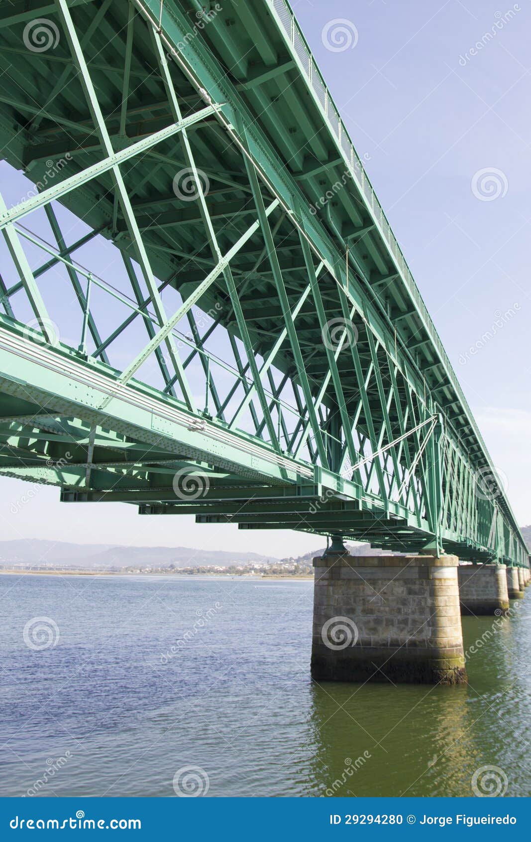 Metal bridge stock photo. Image of horizontal, eiffel - 29294280