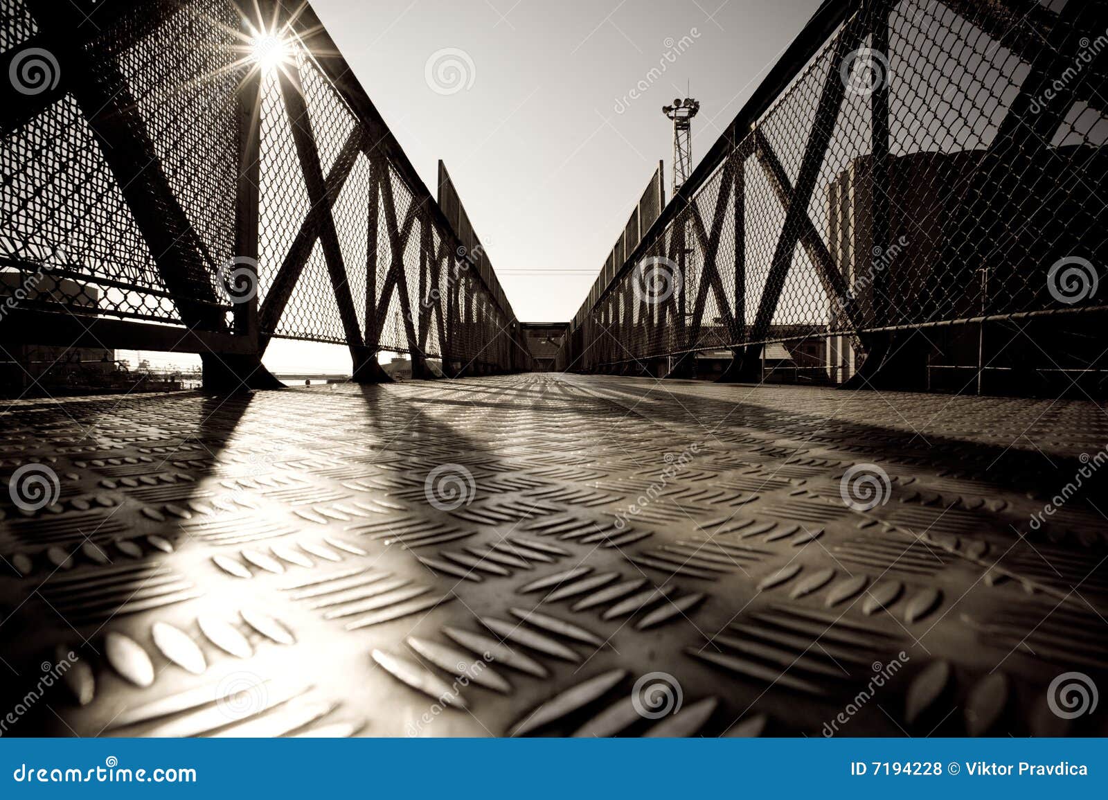 Metal bridge stock photo. Image of iron, architecture - 7194228