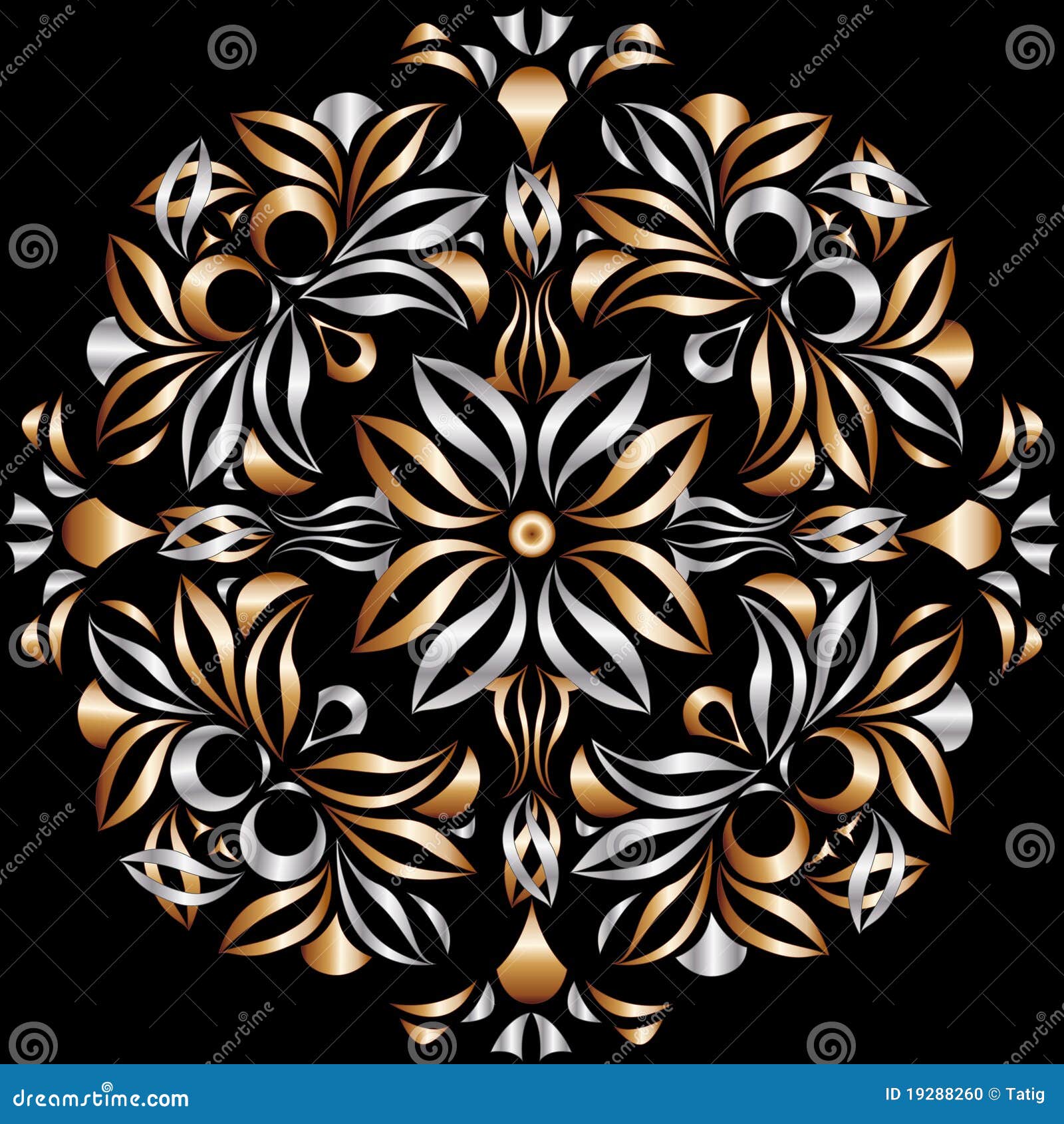 Metal-Bronze pattern stock vector. Illustration of corner - 19288260