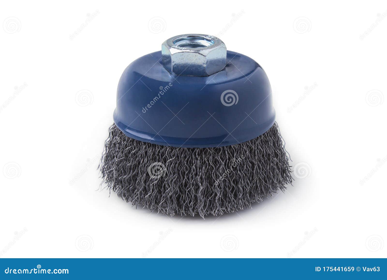 Metal brush for grinder stock image. Image of angle - 175441659