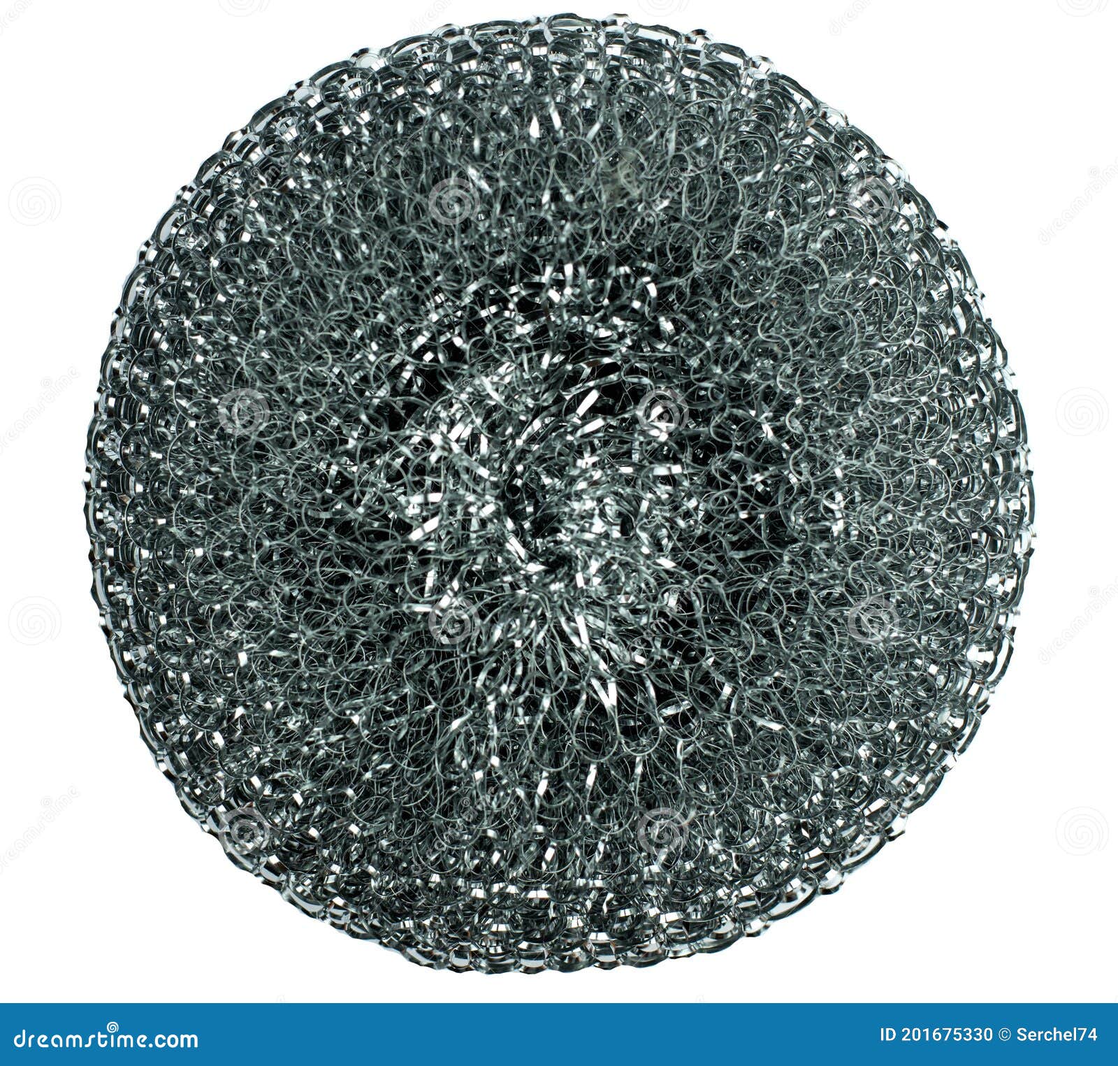 Metal Brush for Kitchen Utensils, Isolate on White Stock Photo - Image ...