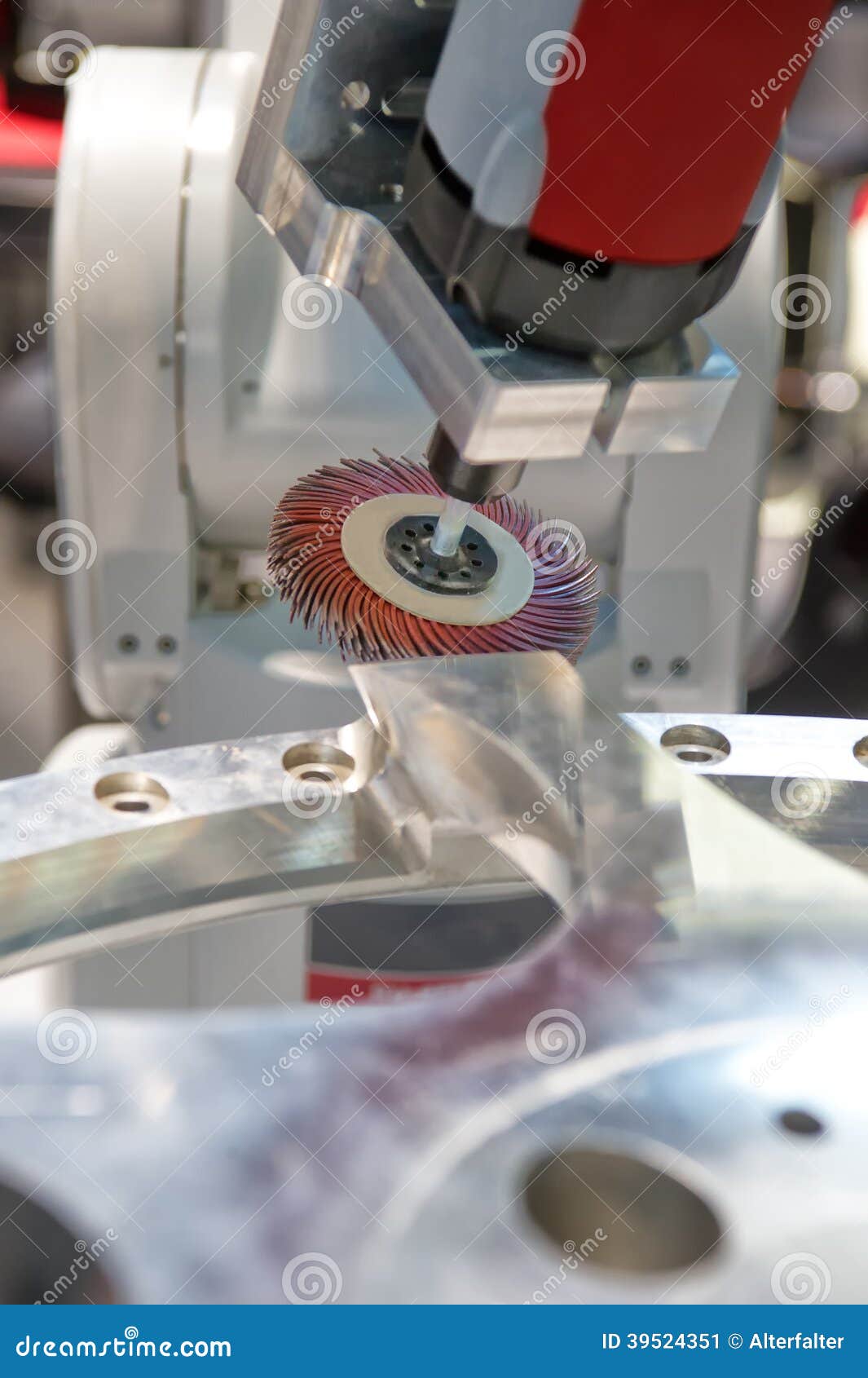 Metal brushing stock image. Image of wheel, scrubber - 39524351