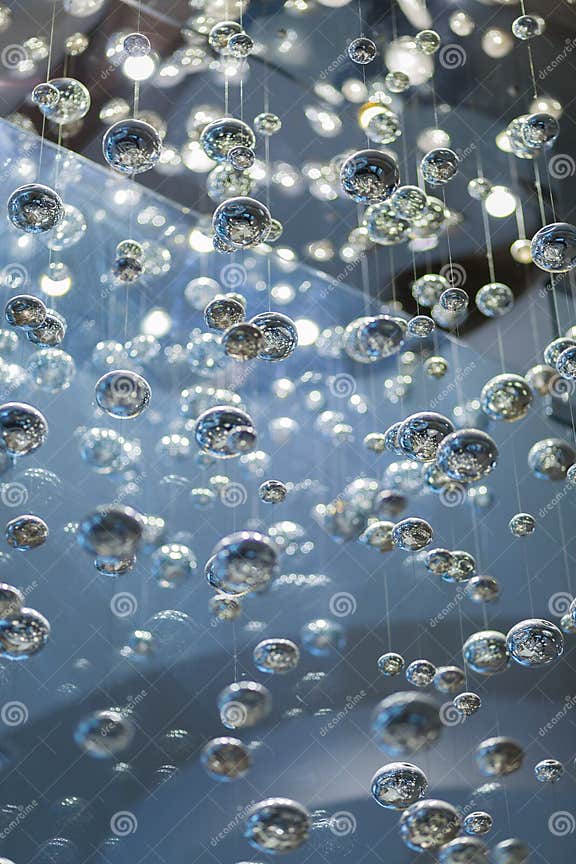 Metal Bubbles Abstract Background Stock Image - Image of light ...