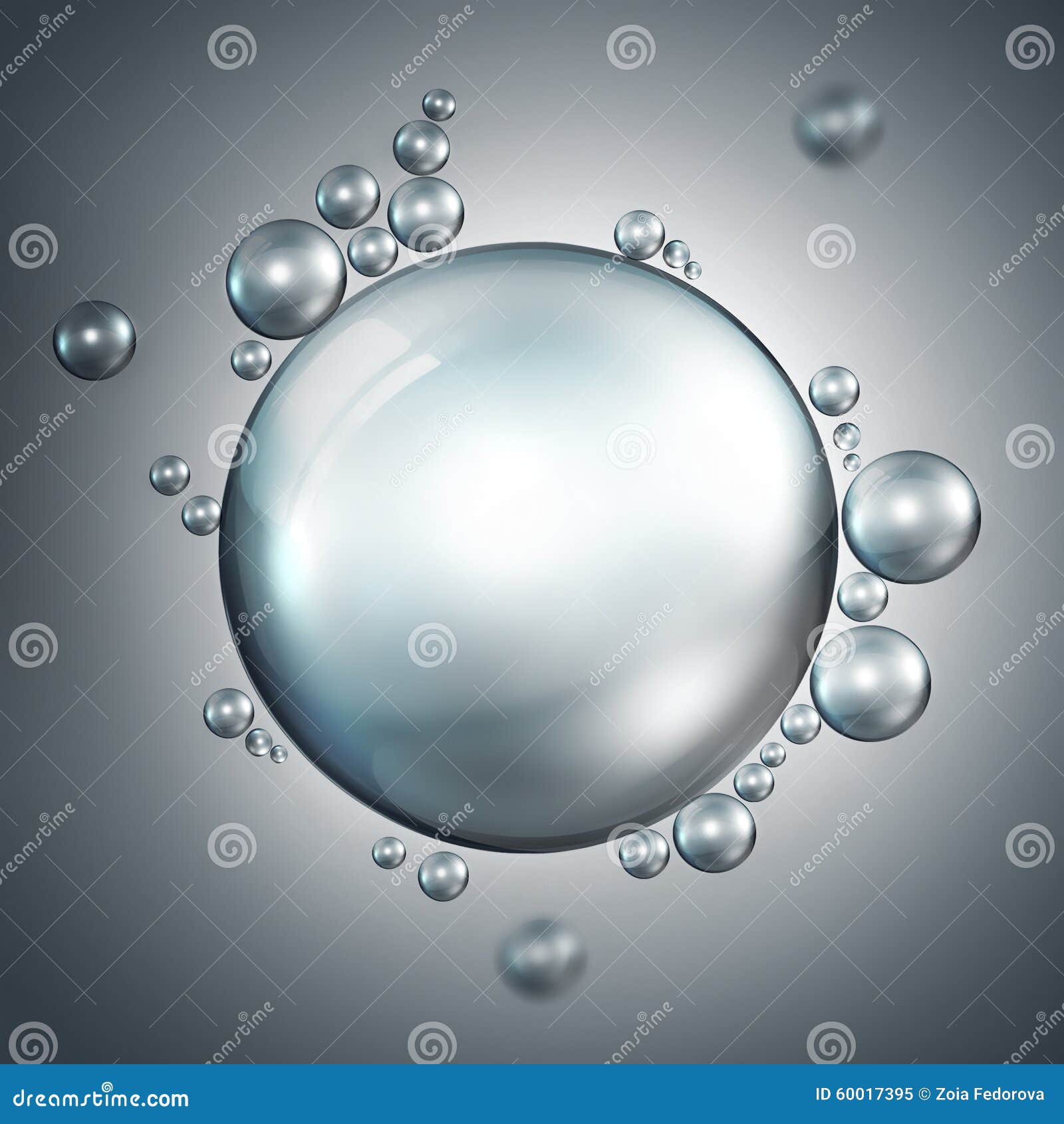 Metal bubbles stock illustration. Illustration of abstract - 60017395