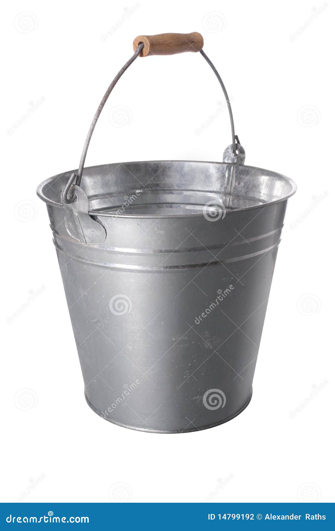Metal bucket stock photo. Image of equipment, metal, isolated - 14799192