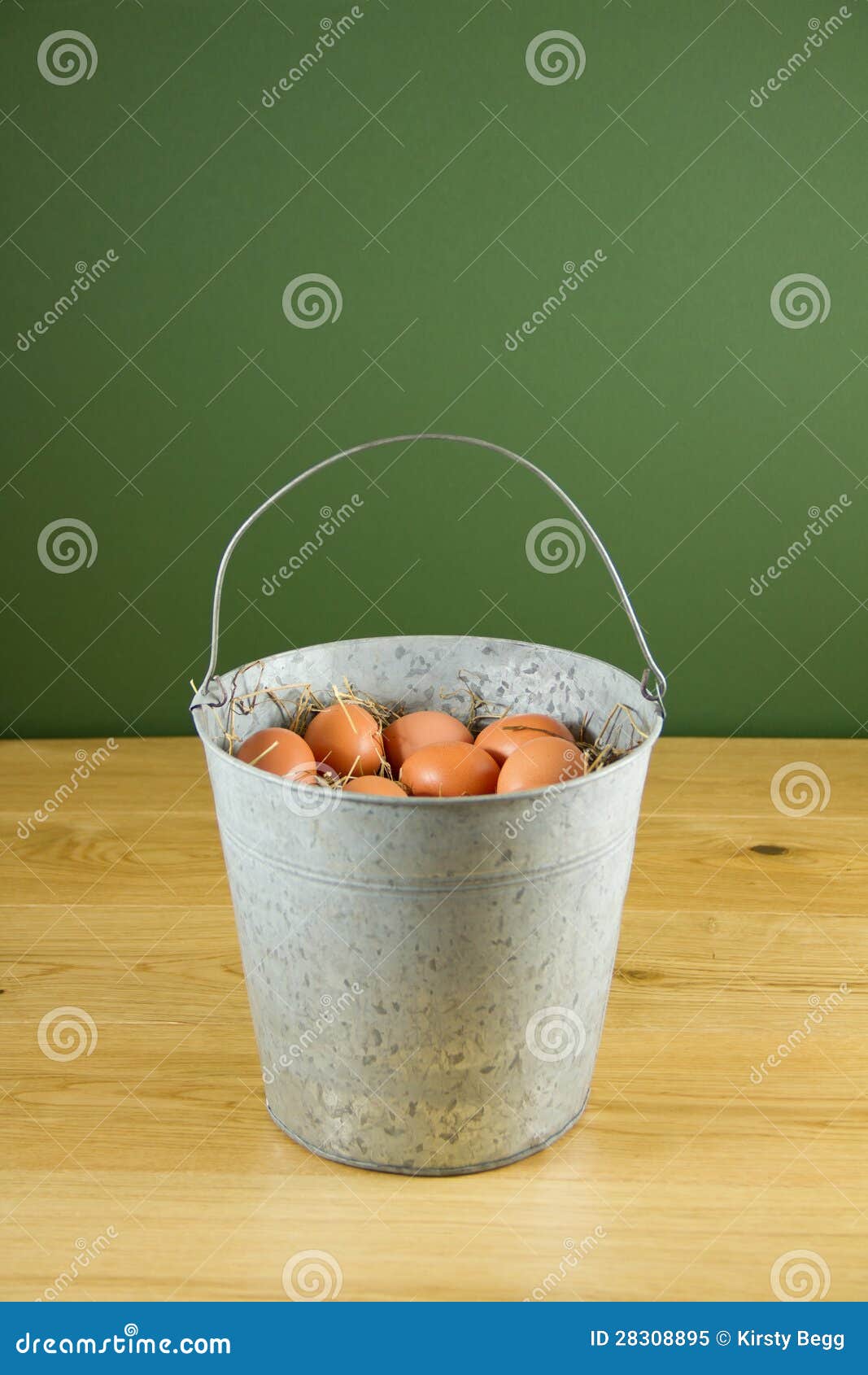 Metal bucket of eggs stock image. Image of grey, food - 28308895