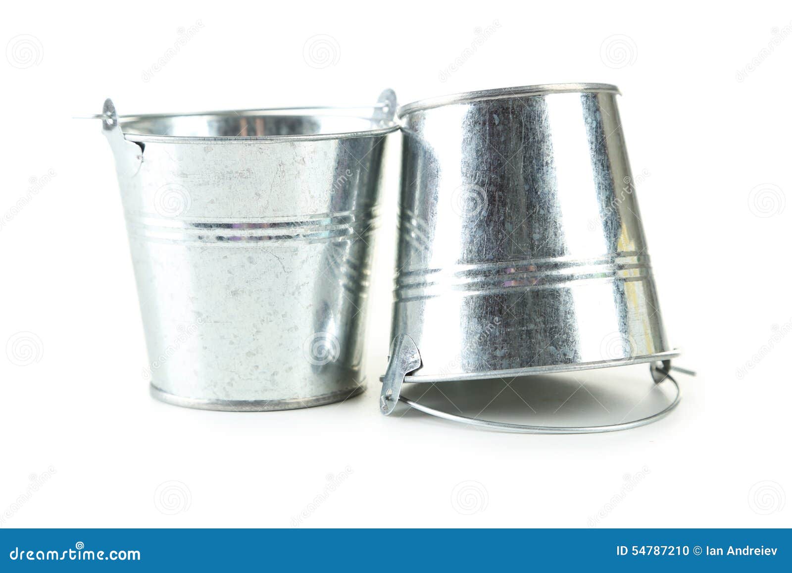 Metal buckets stock photo. Image of retro, rustic, carry - 54787210