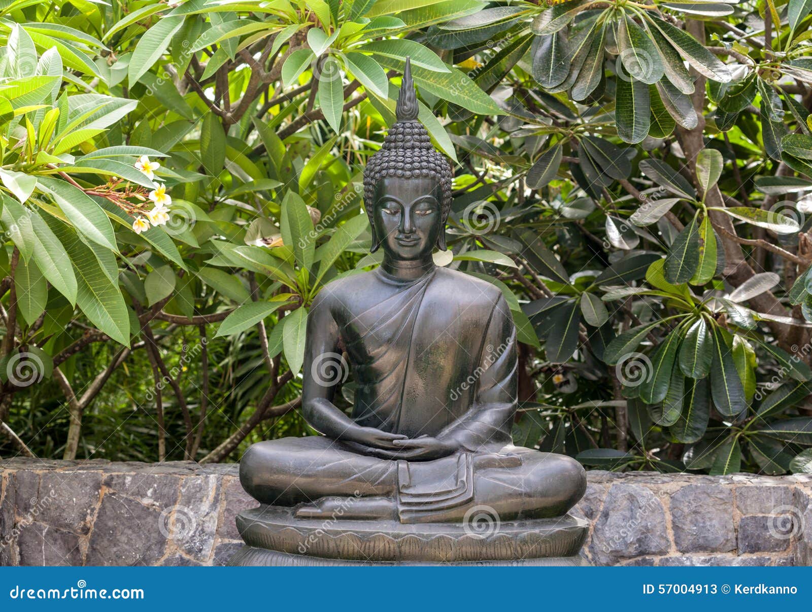 Metal Buddha Statue Lotus Pose . Stock Image - Image of metal ...