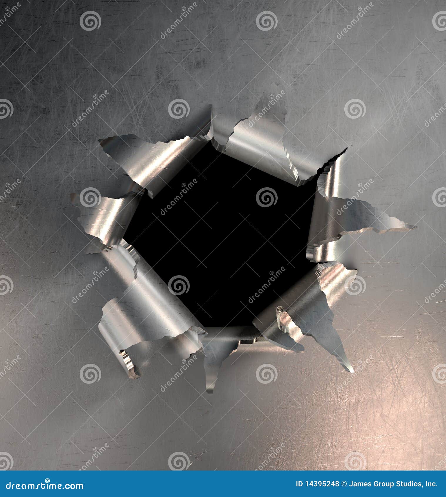 Metal Burst stock photo. Image of stainless, damaged - 14395248