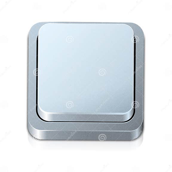 Metal button with texture stock vector. Illustration of symbol - 23597672