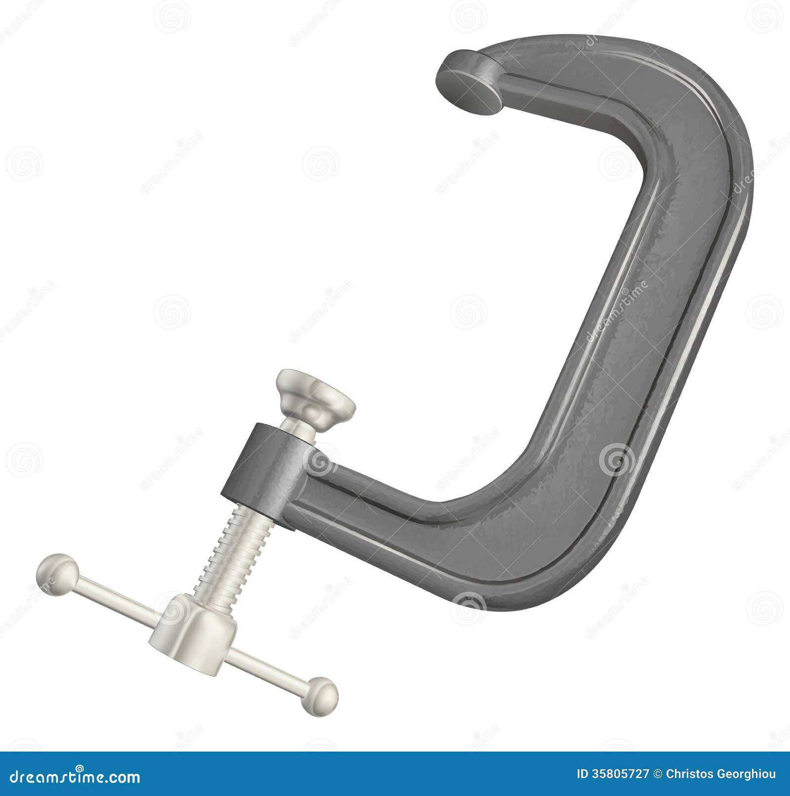 Clamp Cartoon Vector | CartoonDealer.com #6569043