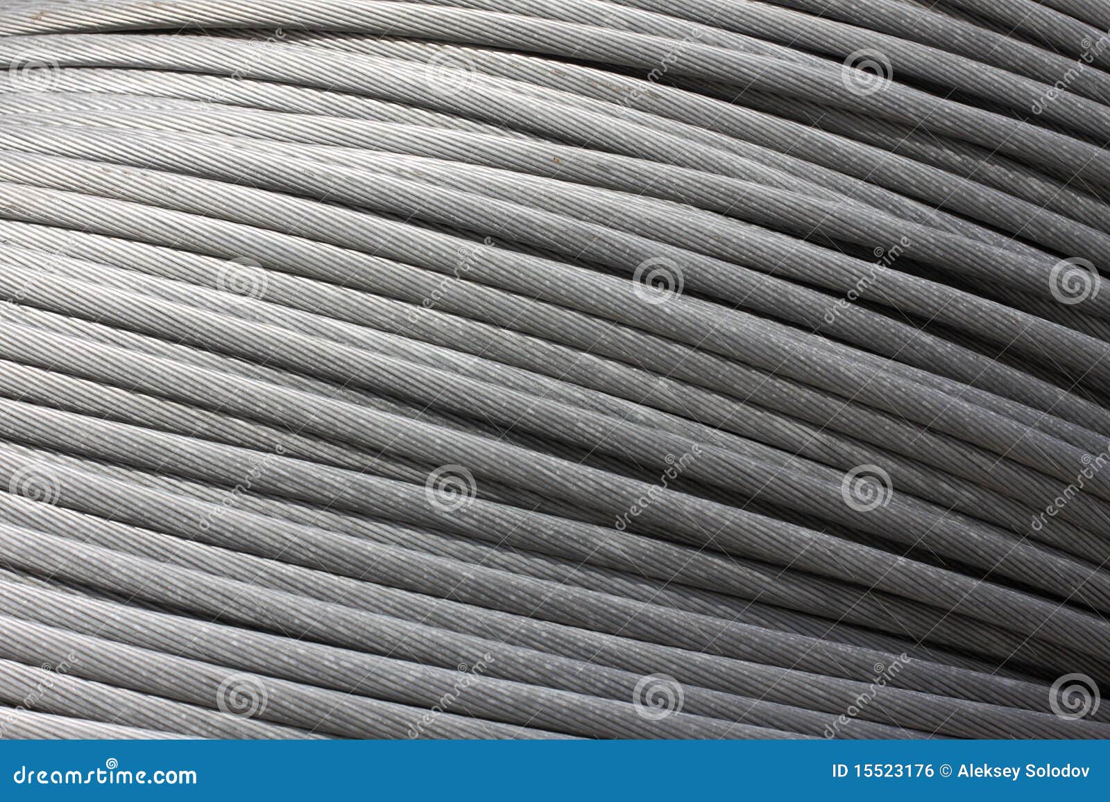 Metal cable stock photo. Image of silver, store, industrial - 15523176