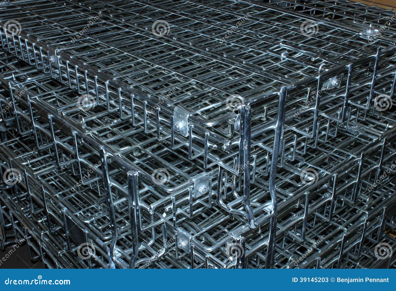 Metal Cage Close Up stock image. Image of diagonal, rectangle - 39145203