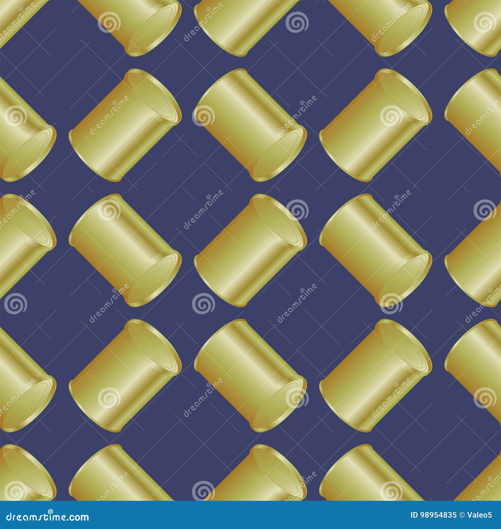 Metal Cans Seamless Pattern Stock Vector - Illustration of background ...