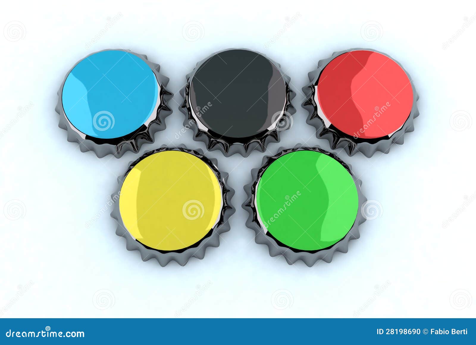 Metal Cap Olympic Rings Stock Illustration | CartoonDealer.com #28198690