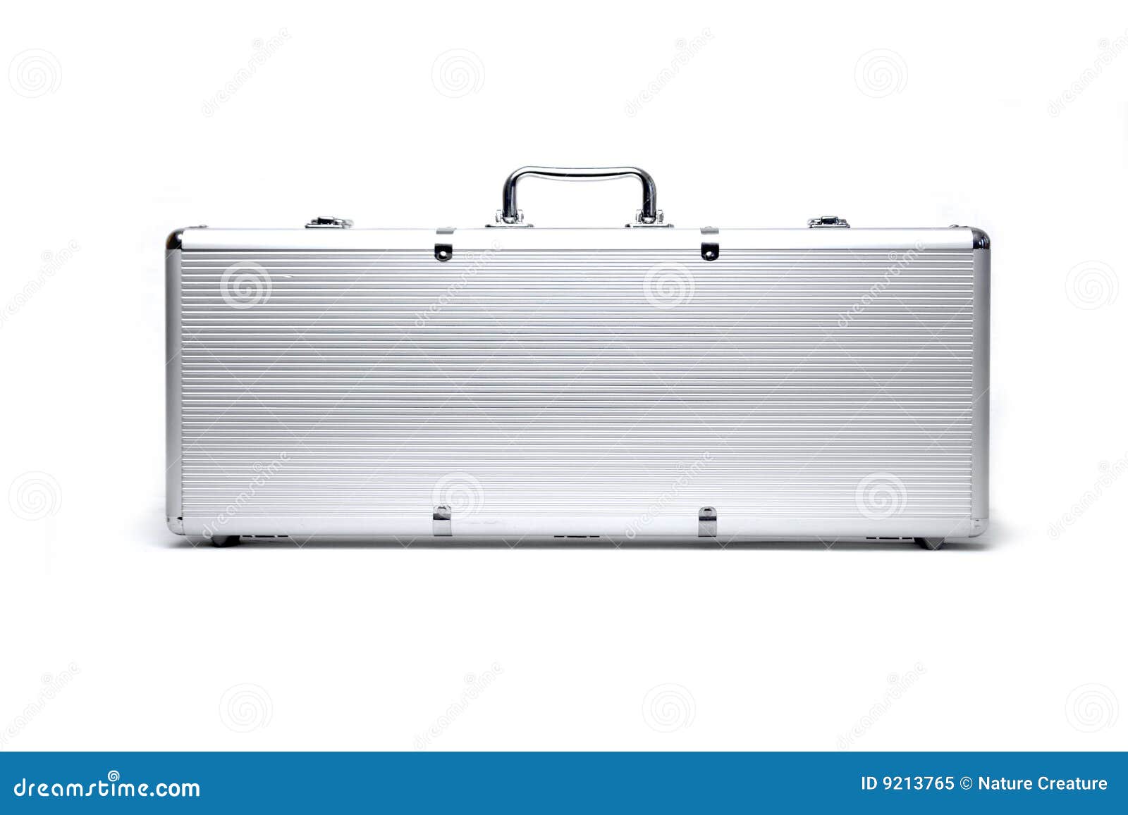 Metal case stock image. Image of isolated, silver, object - 9213765