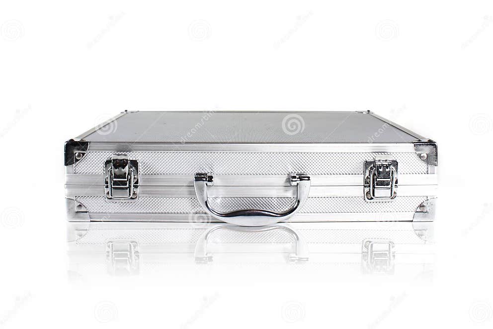 Metal case isolated stock image. Image of isolates, suitcase - 28218767