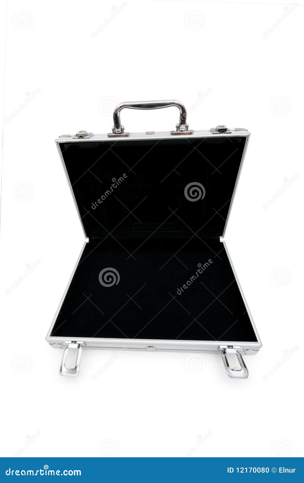 Metal Case Isolated on the White Stock Photo - Image of metal, isolated ...