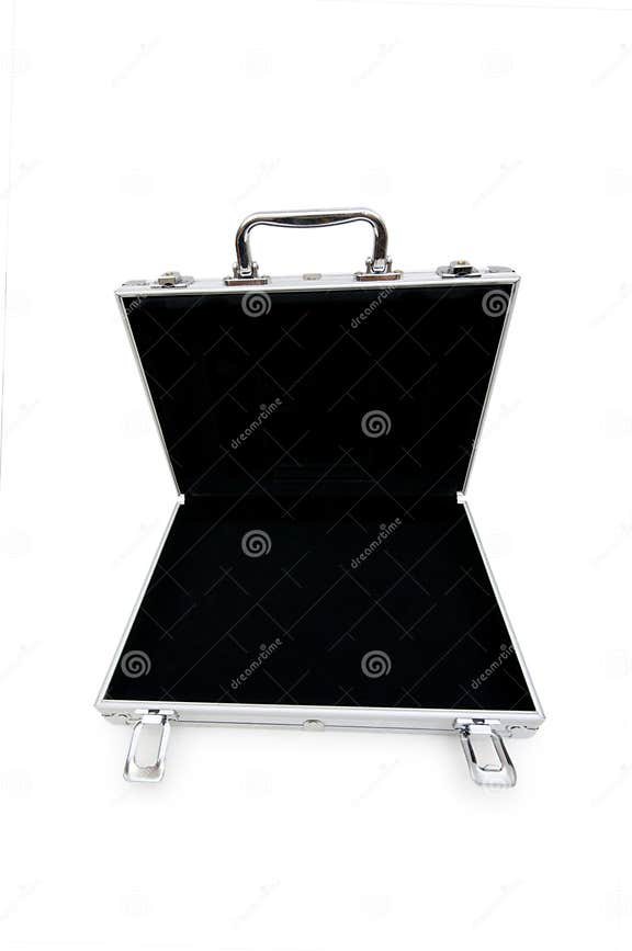 Metal Case Isolated on the White Stock Photo - Image of metal, isolated ...