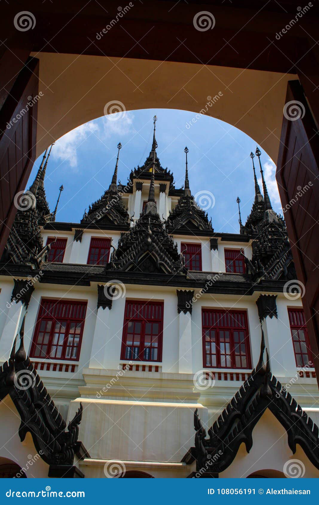 Metal Castle in Bangkok Thailand Stock Image - Image of metal, city ...
