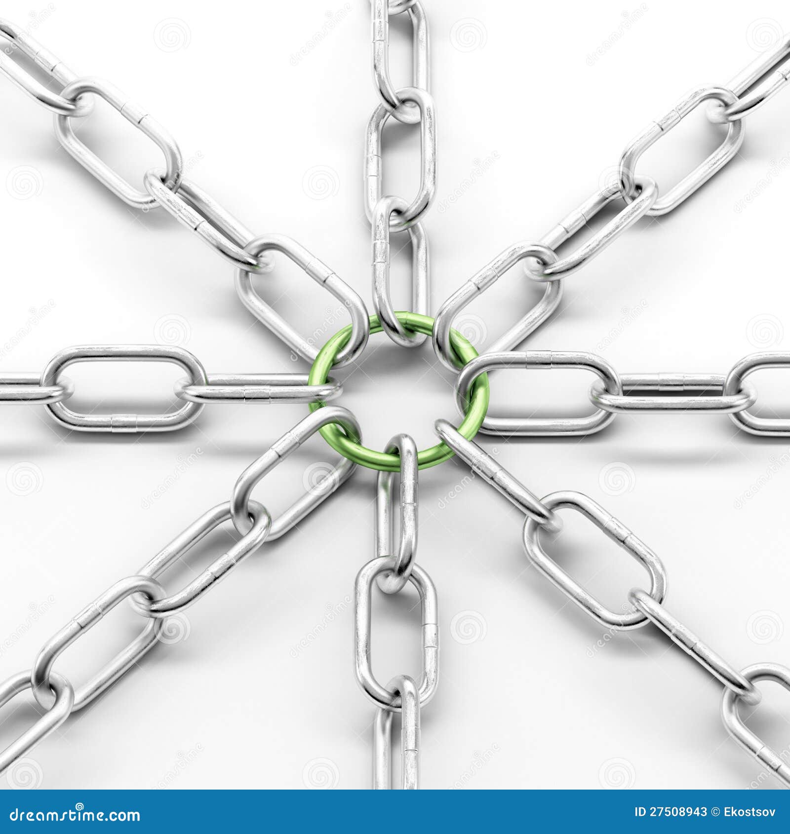 Metal Chain Or Iron Chain, Hyper Realistic Metallic Chain With ...