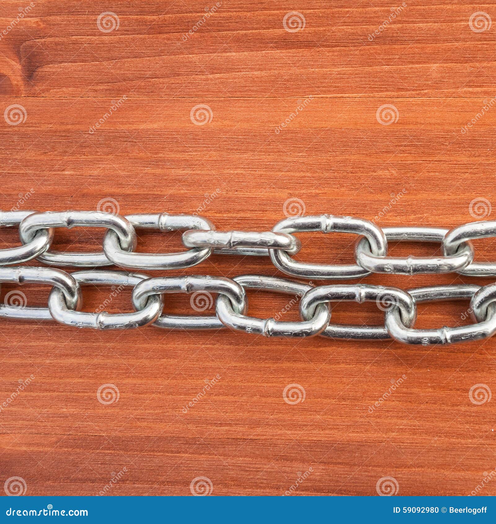 Metal chain links and lock stock photo. Image of connect - 59092980