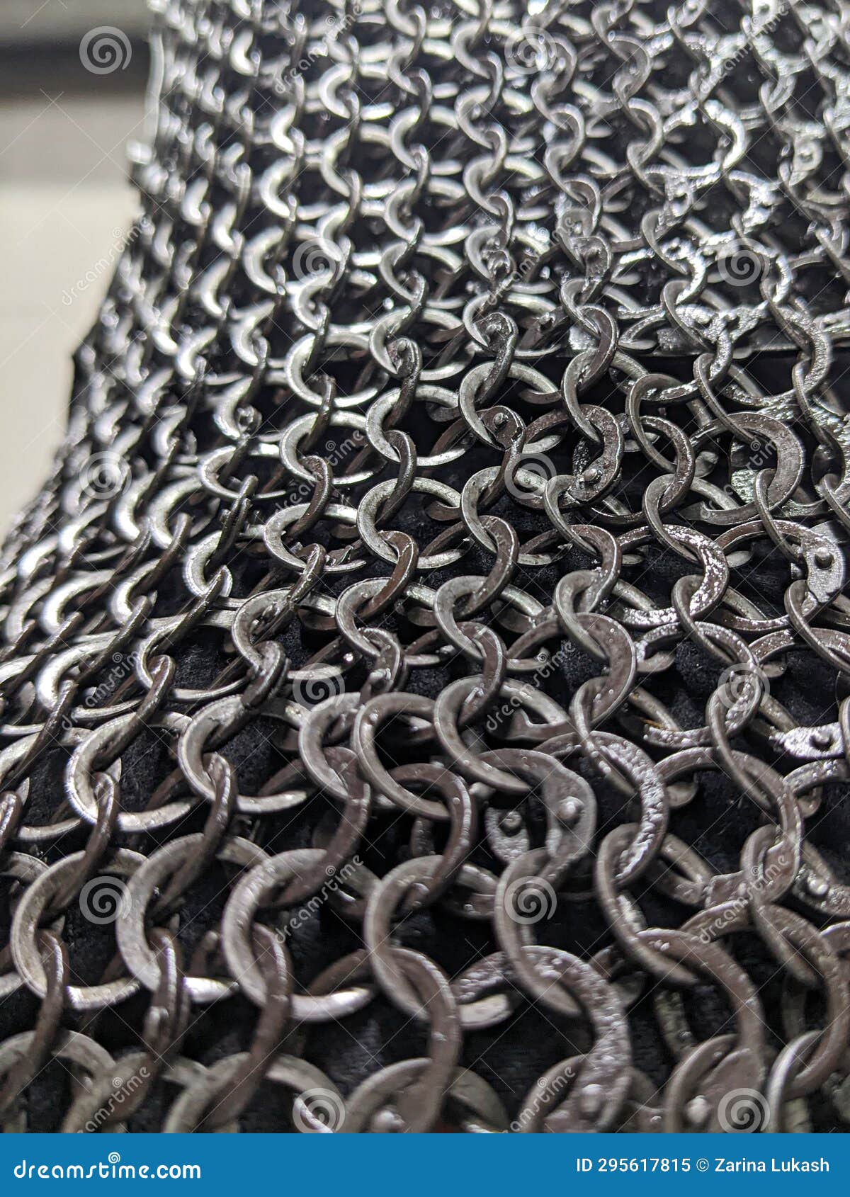 Metal Chain Mail for Knight S Armor. Stock Image - Image of chainmail ...