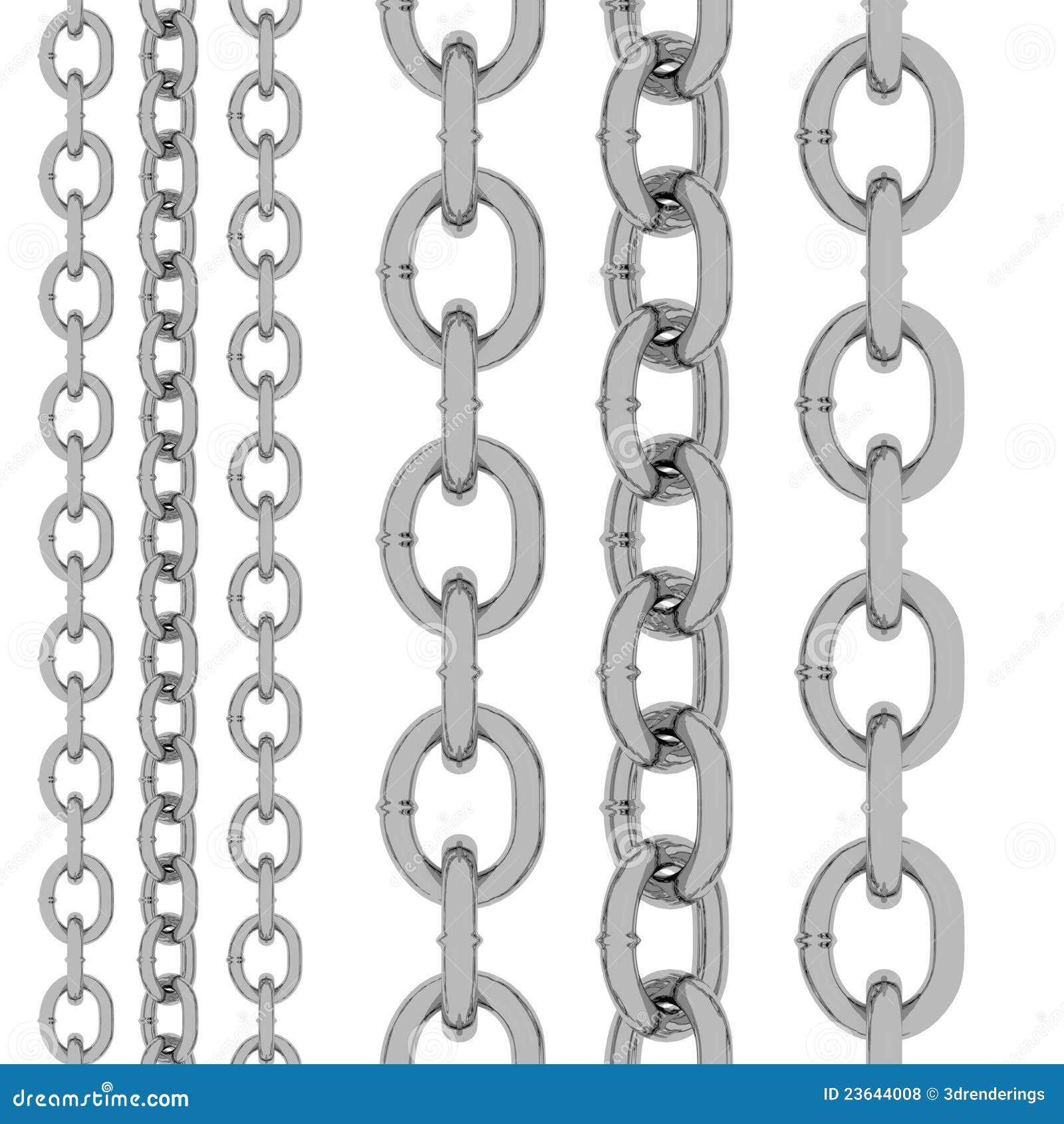 Metal chains collection stock illustration. Illustration of necklace ...
