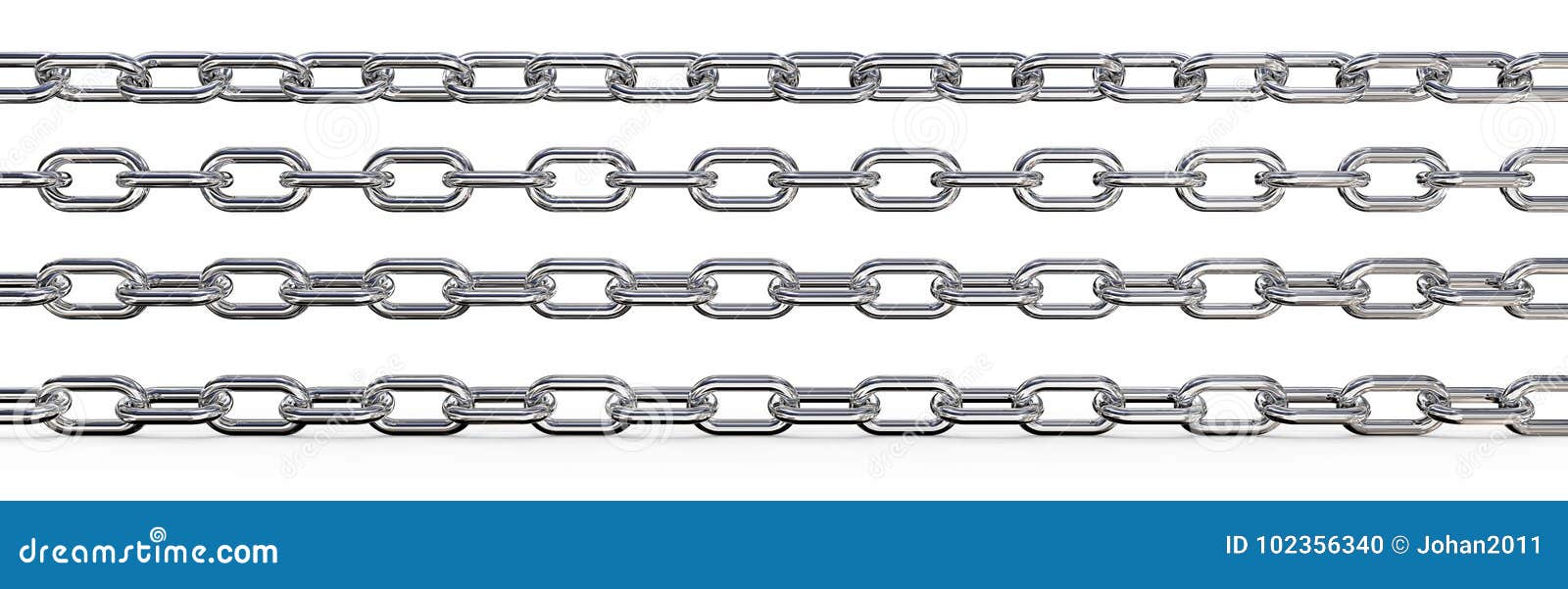 Metal Chains. stock illustration. Illustration of pattern - 102356340