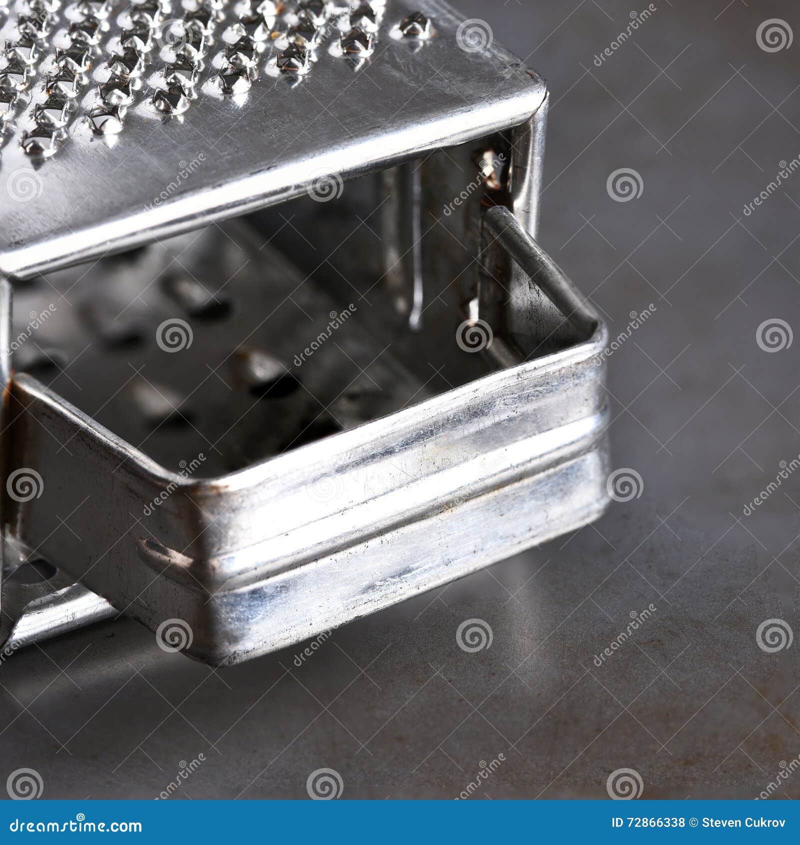 Metal Cheese Grater Closeup Stock Photo - Image of closeup, gray: 72866338