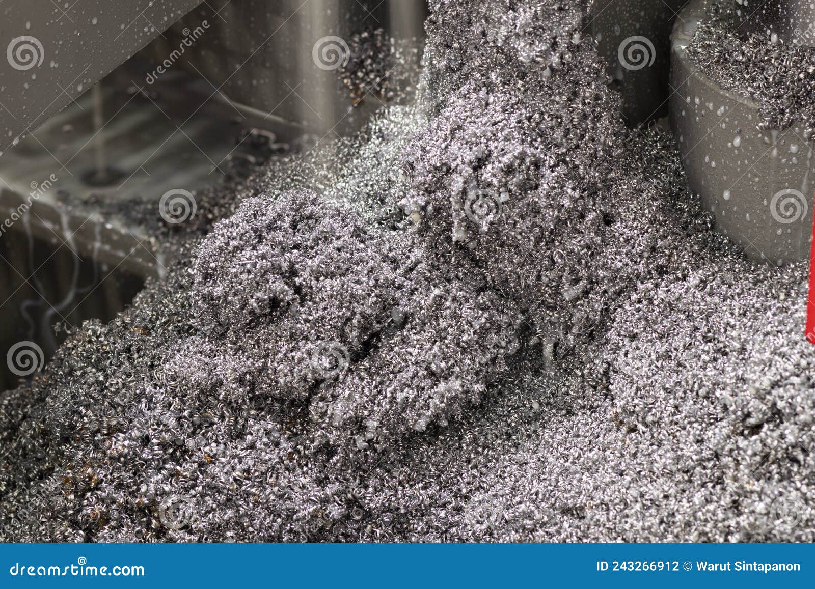 Metal Chip from Machining Process Using for Raw Material in Melting ...