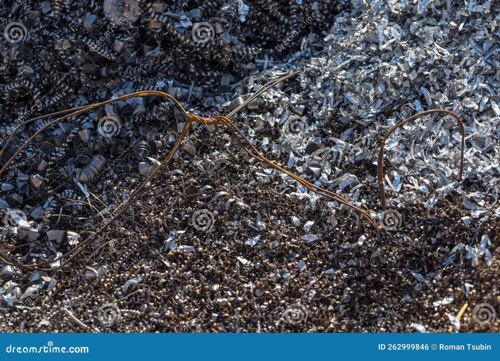 Metal chips background stock photo. Image of pile, scrap - 262999846