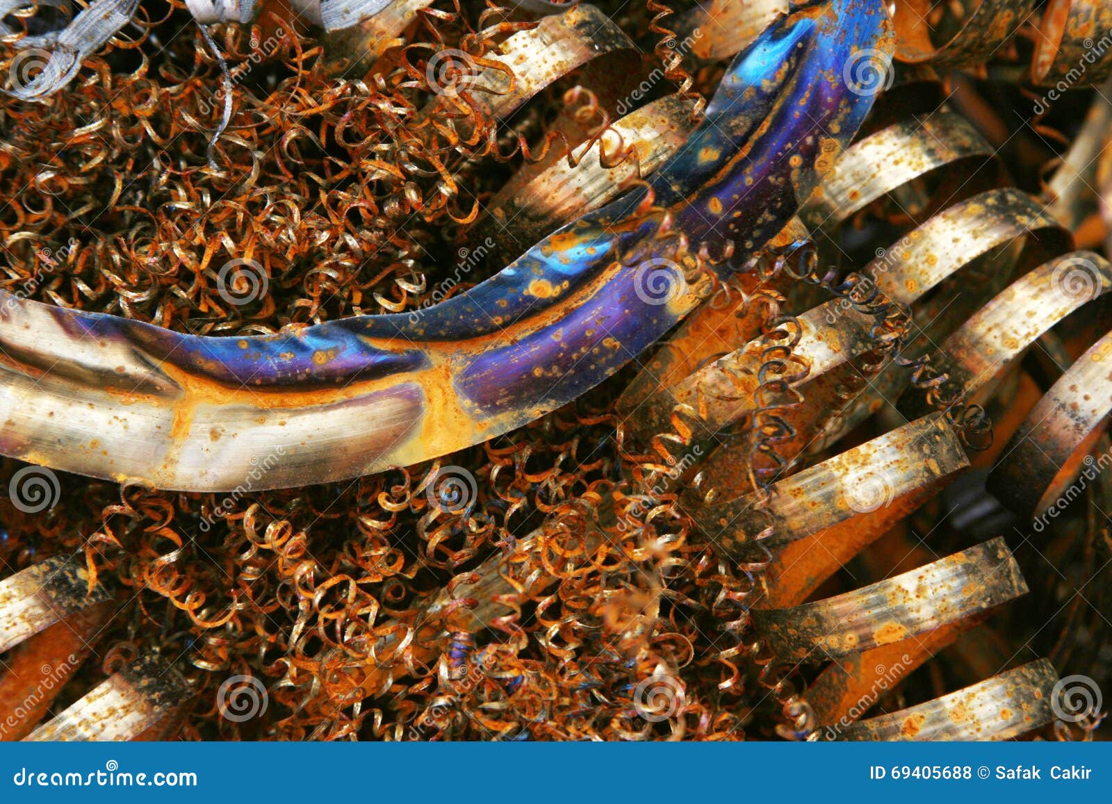 Metal Chips, Can Be Used As Background. Stock Photo - Image of ...