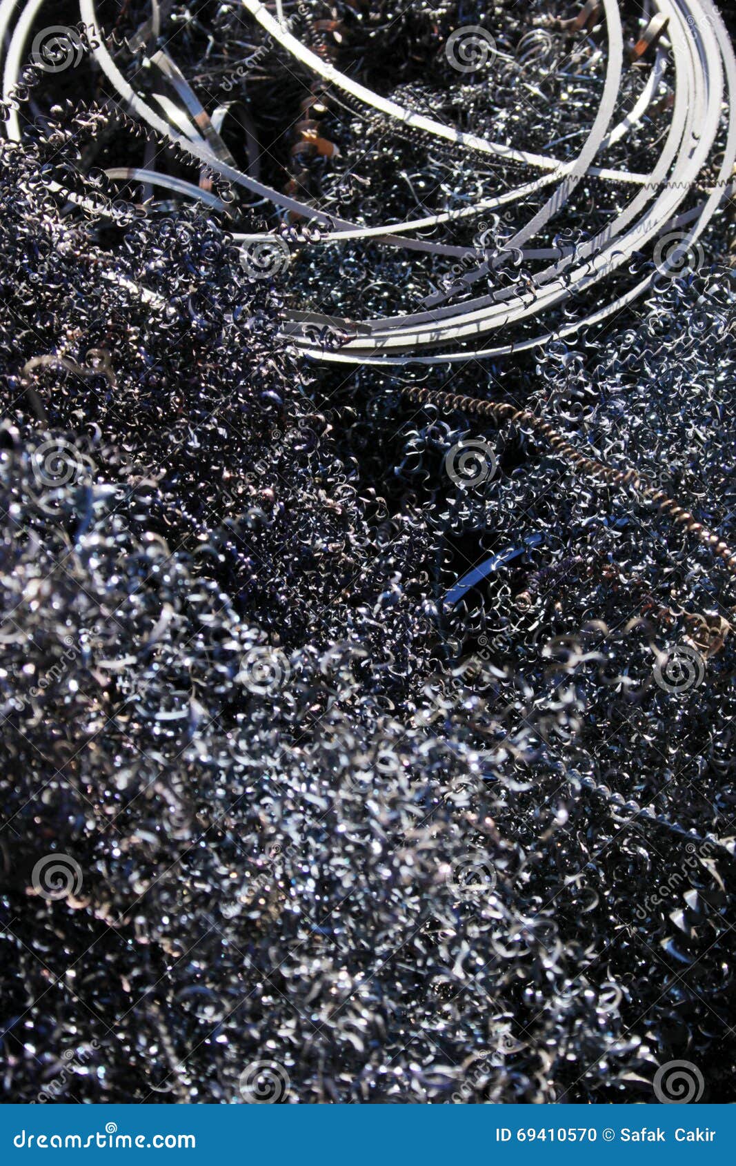 Metal Chips, Can Be Used As Background. Stock Photo - Image of lathe ...