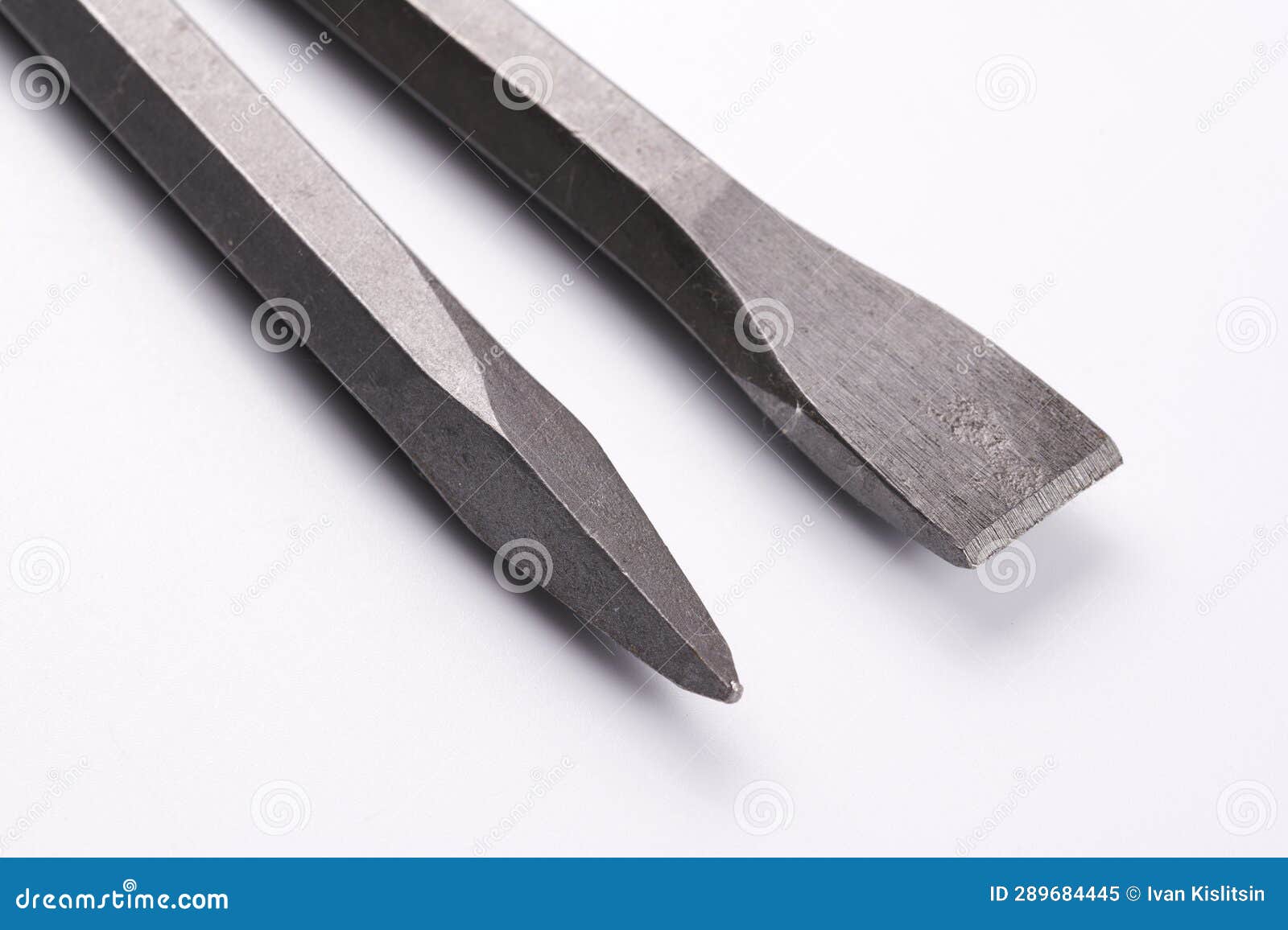 Metal Chisel for Concrete for Perforator Stock Image - Image of wall ...