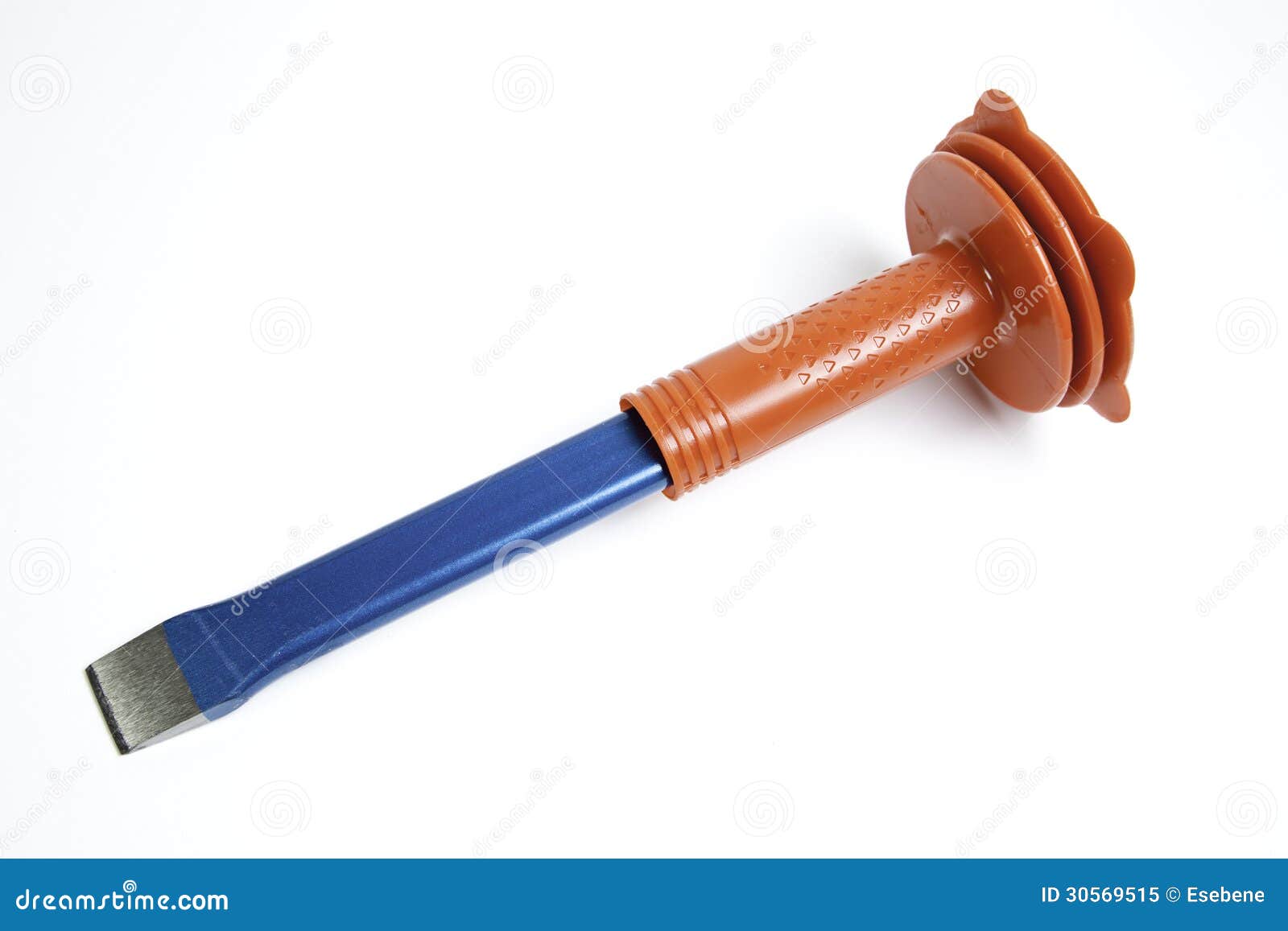 Metal Chisel with Protective Stock Image - Image of manufacturing ...