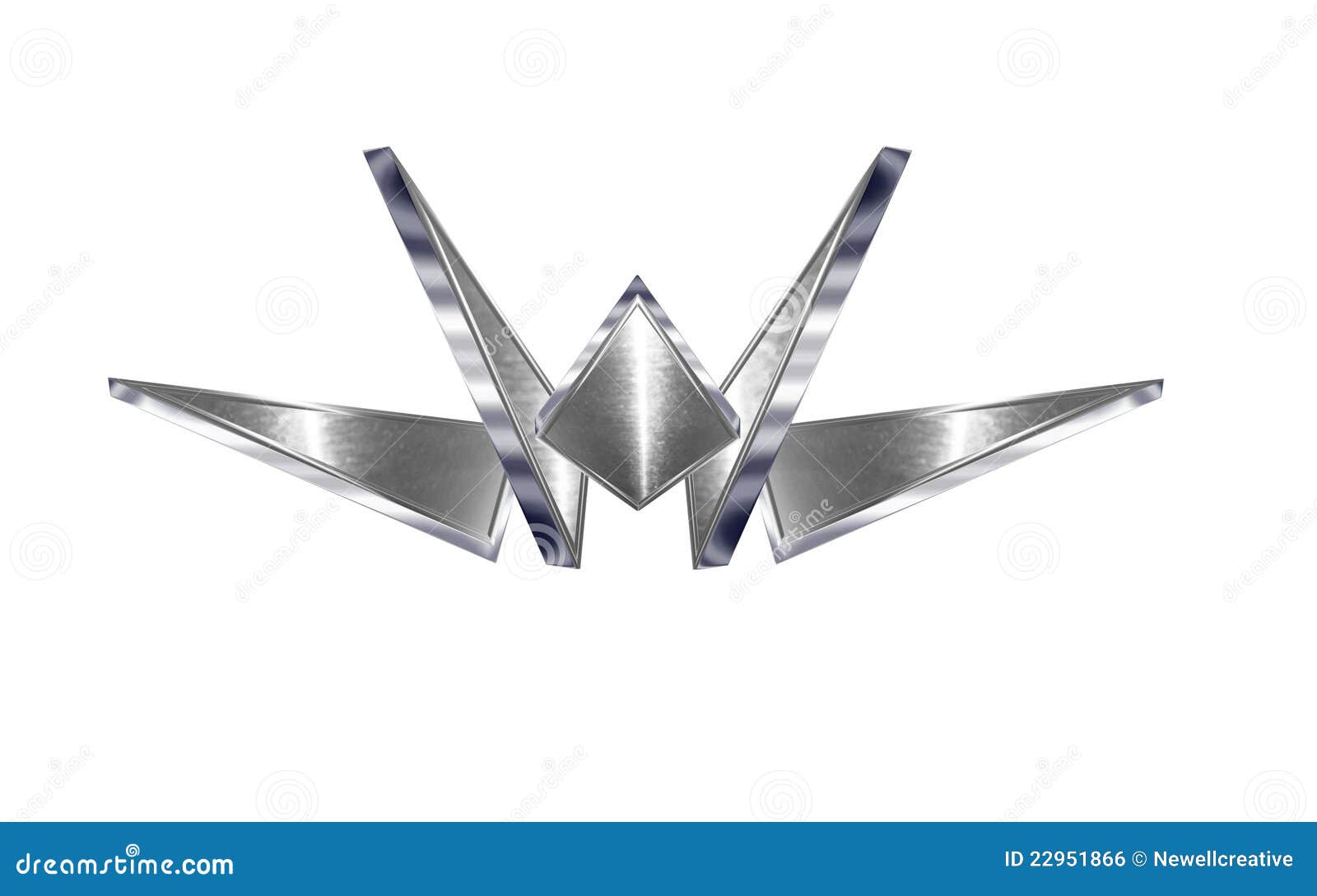 Metal Chrome Design stock illustration. Illustration of sleek - 22951866