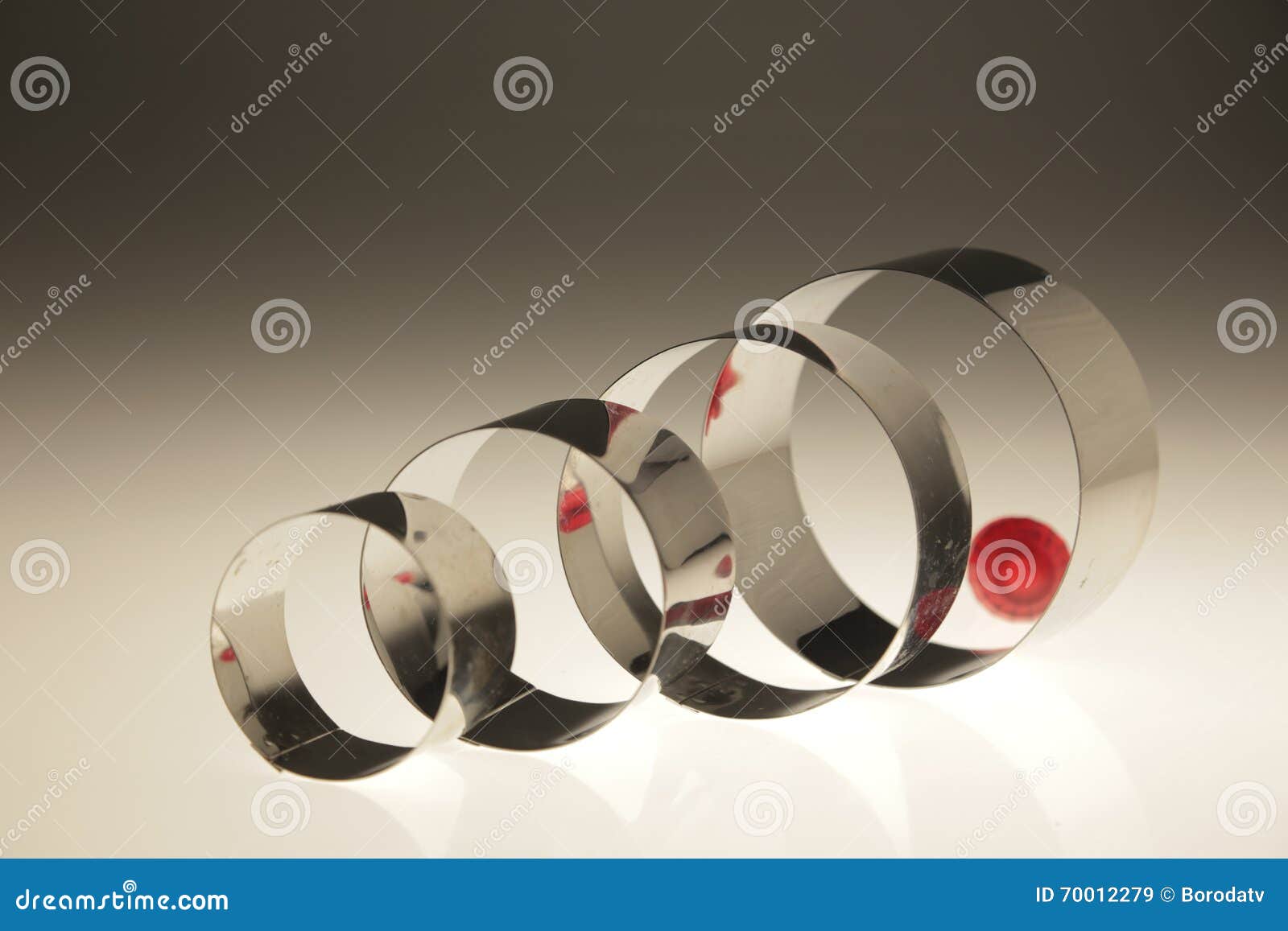 Metal chrome rings stock image. Image of chromium, background - 70012279