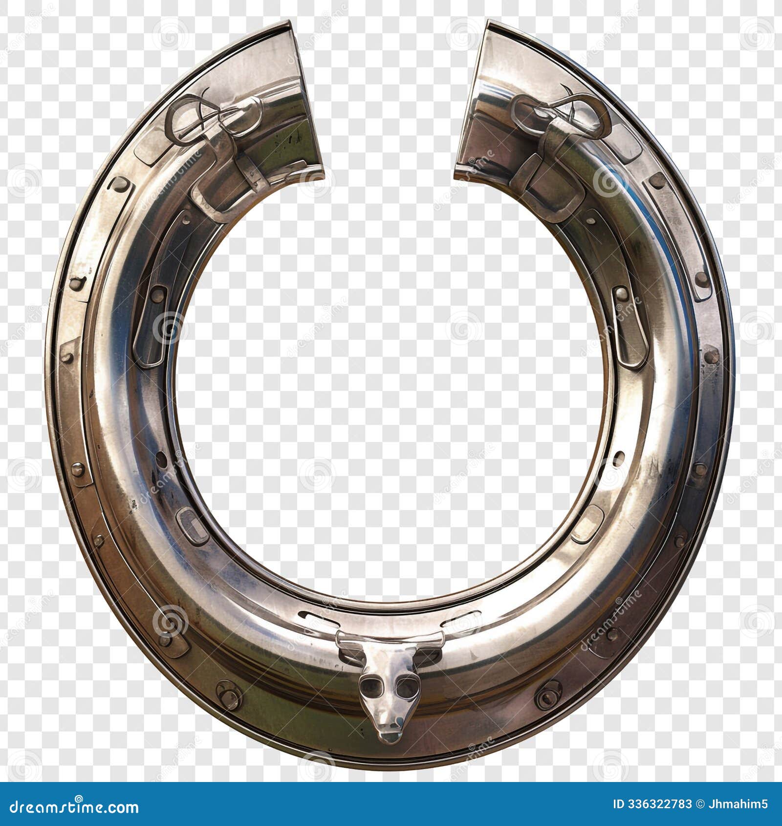 Metal Circle Frame stock illustration. Illustration of shiny - 336322783