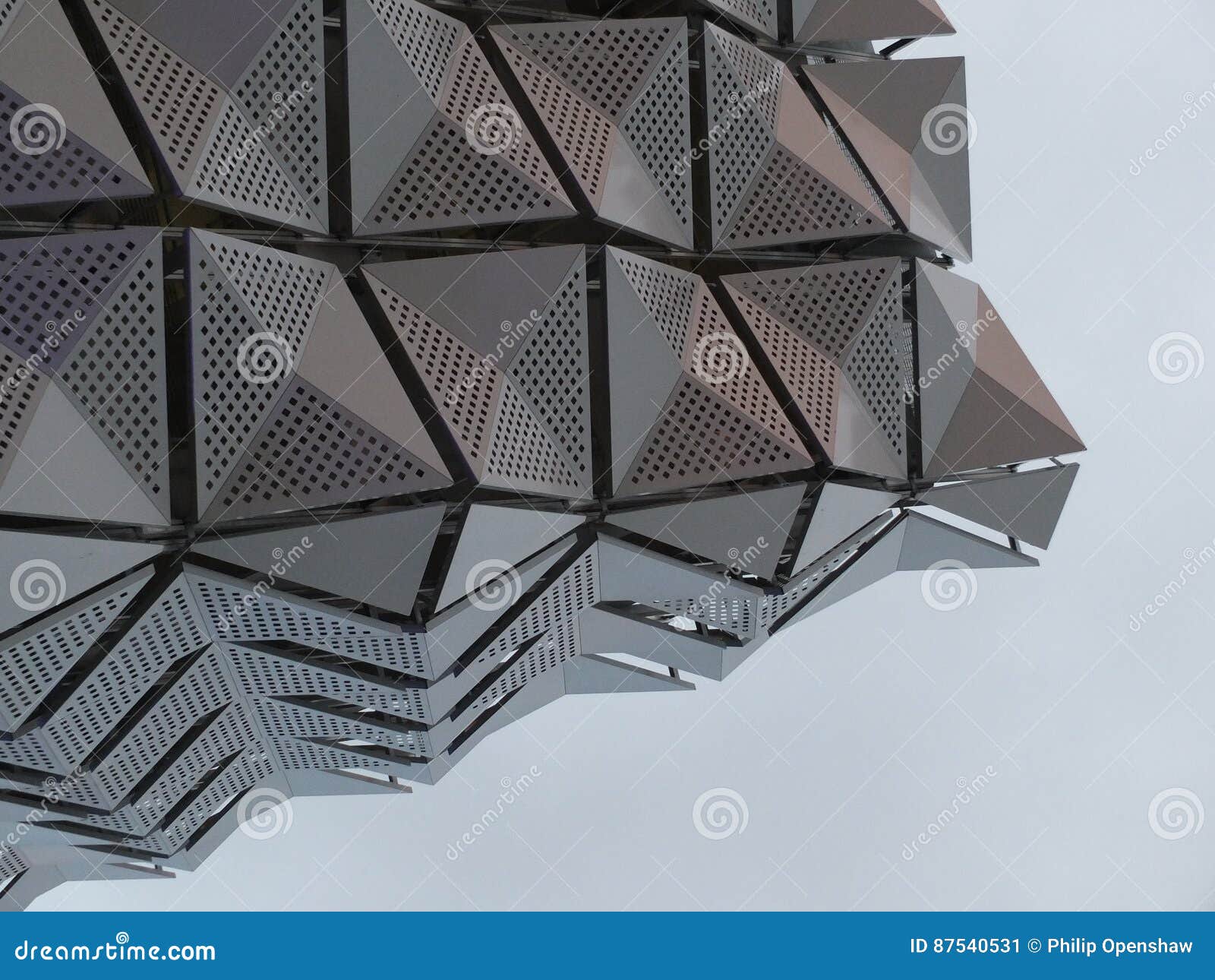 Metal Cladding On Building Royalty-Free Stock Photo | CartoonDealer.com ...