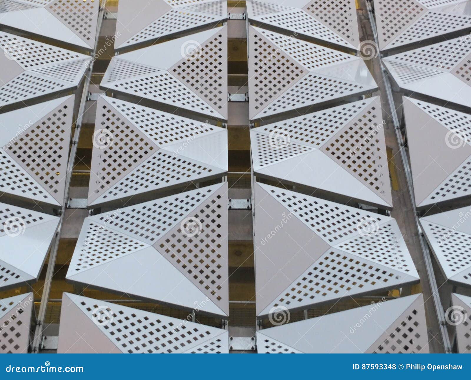 Metal Cladding on building stock photo. Image of clad - 87593348