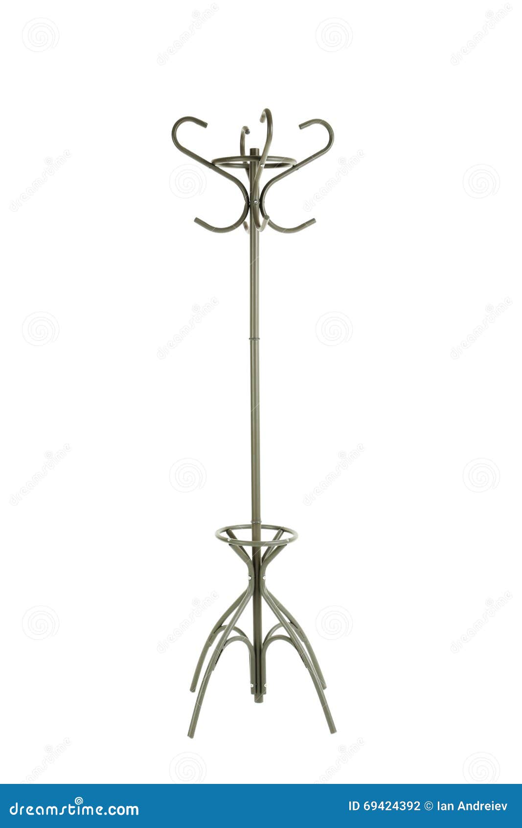 Metal coat rack stock photo. Image of antique, hall, rack - 69424392