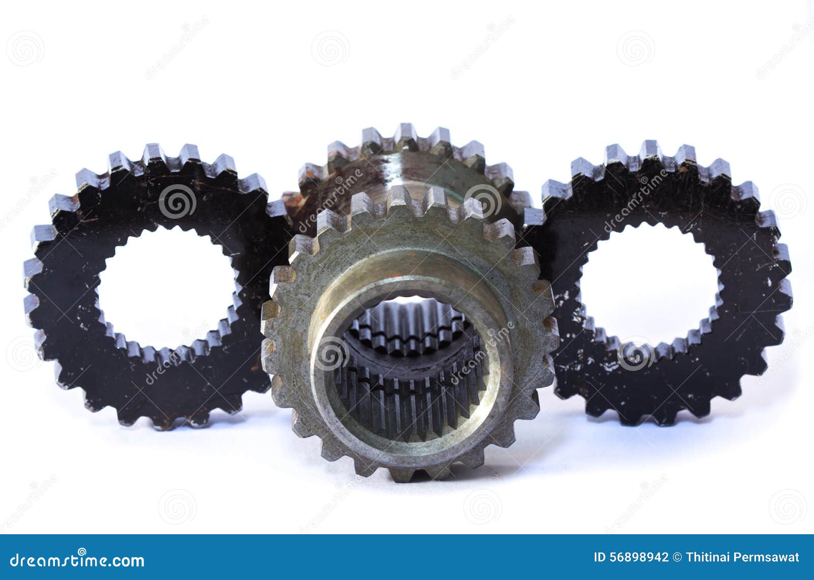 Metal cog wheels stock photo. Image of clockwork, macro - 56898942