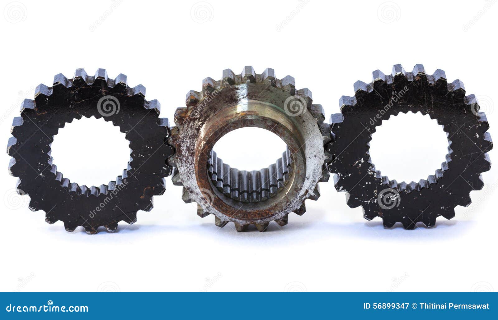 Metal cog wheels stock image. Image of business, macro - 56899347